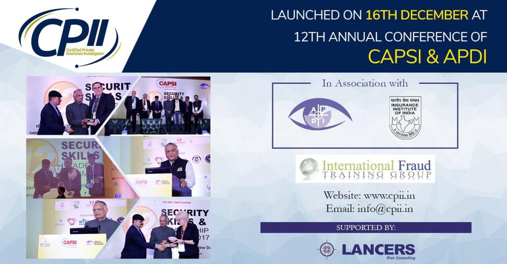 Certified Private Insurance Investigator - CPII